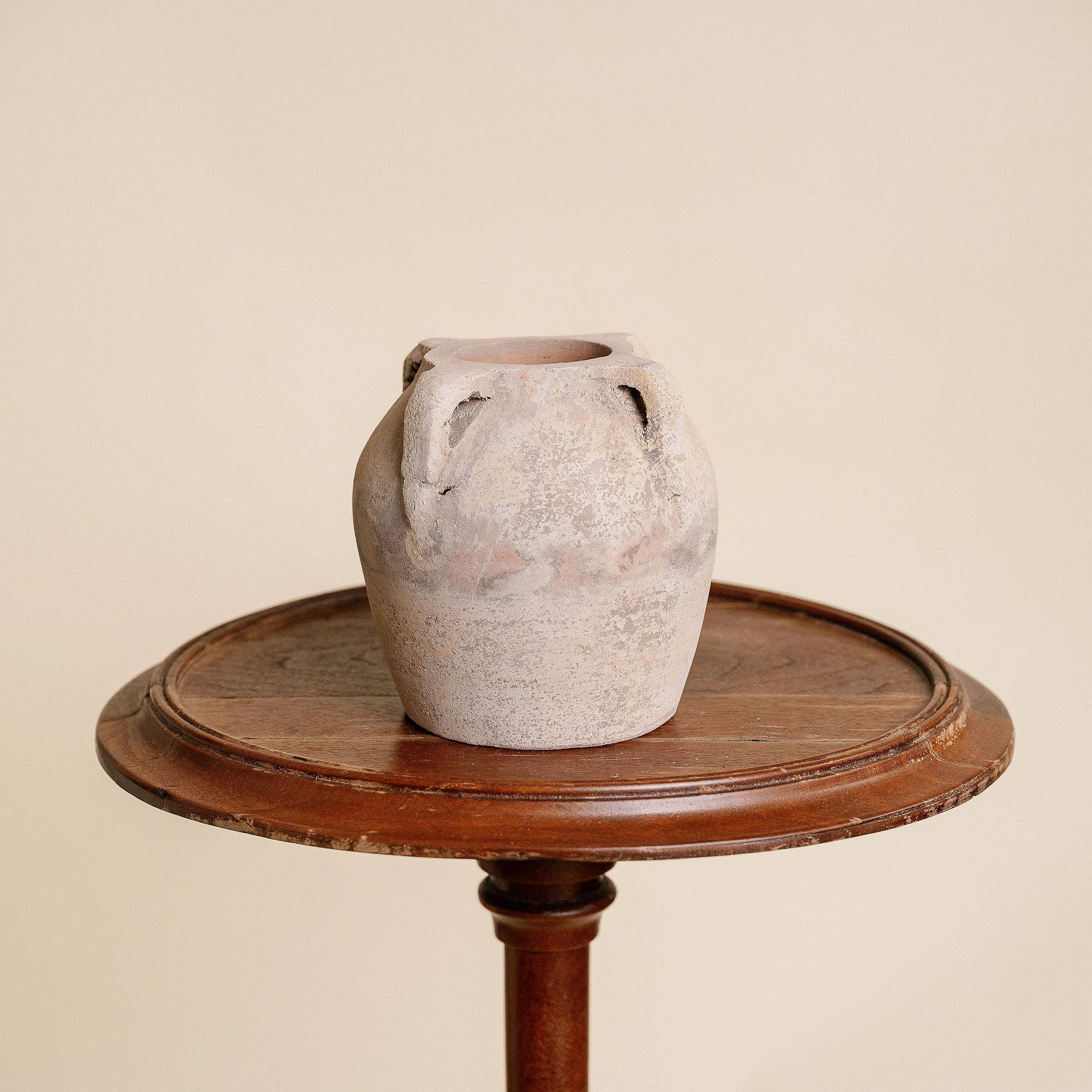 Beige Wash Vase w/ Handles – Academy Florist